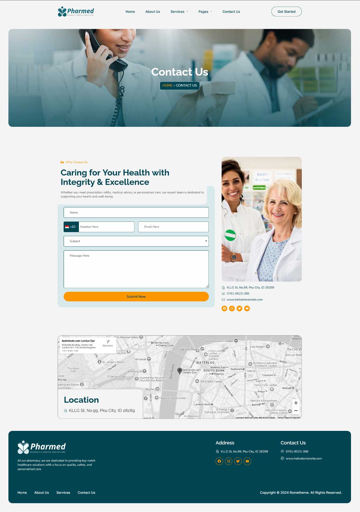 Pharmed - Pharmacy & Medical Health Care Elementor Template Kit by Rometheme